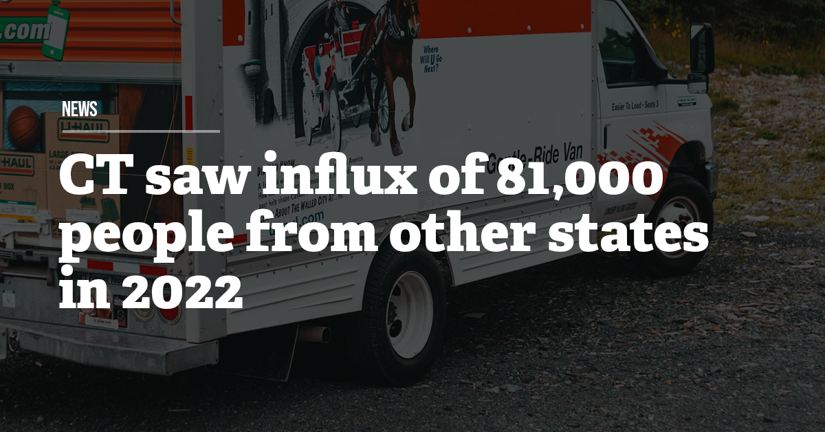 Connecticut saw influx of 81,000 people from other states in 2022