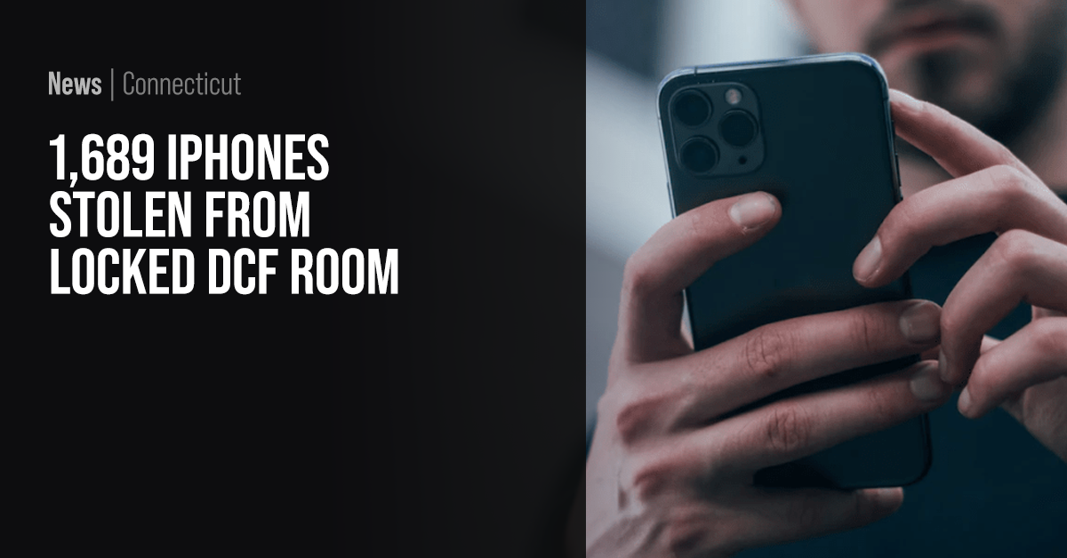 1,689 iPhones stolen from locked DCF room