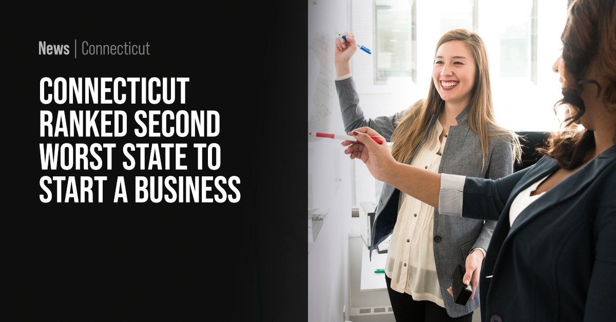 Connecticut ranked second worst state to start a business