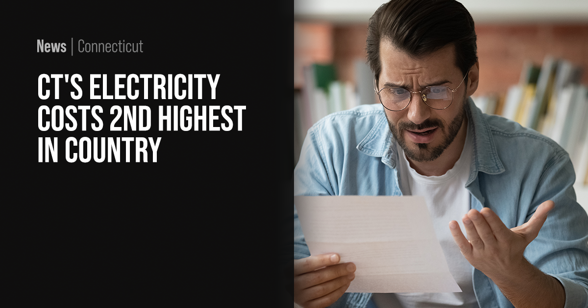CT's electricity costs 2nd highest in country