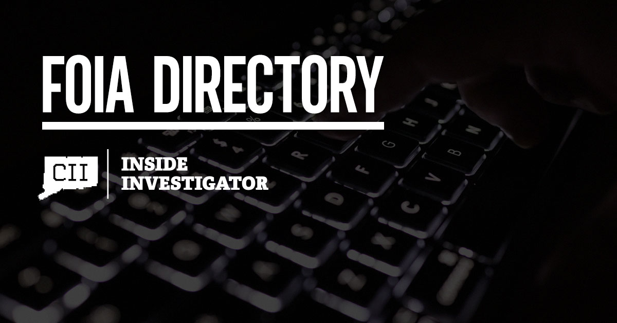 Freedom of Information Act Directory - Inside Investigator