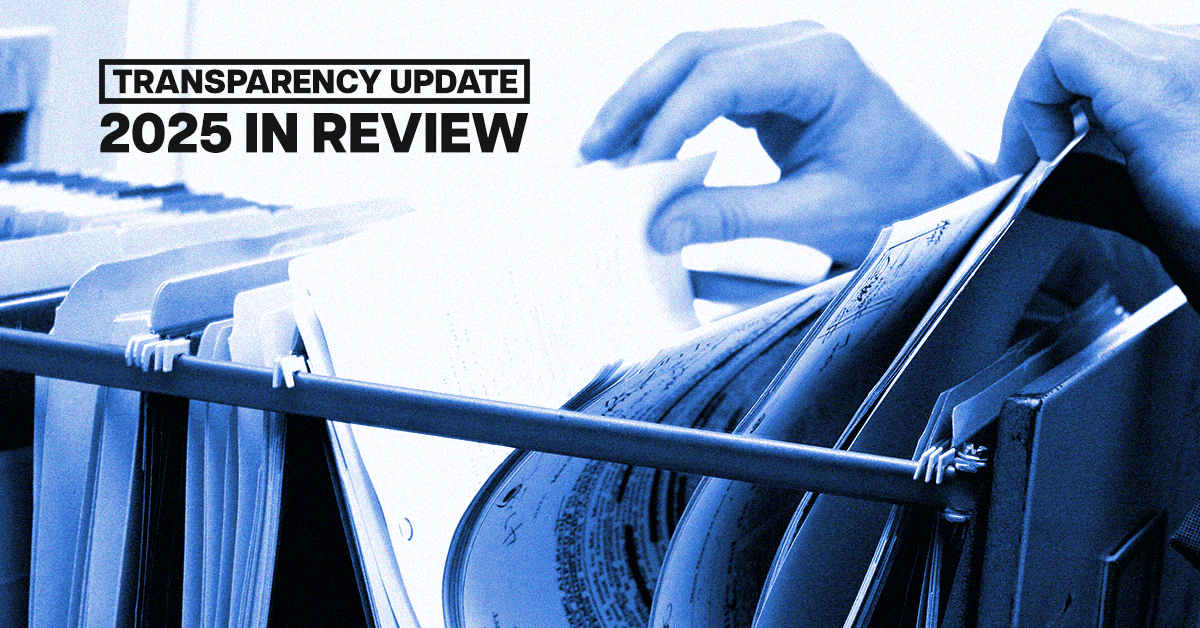 Transparency Update: 2025 in Review